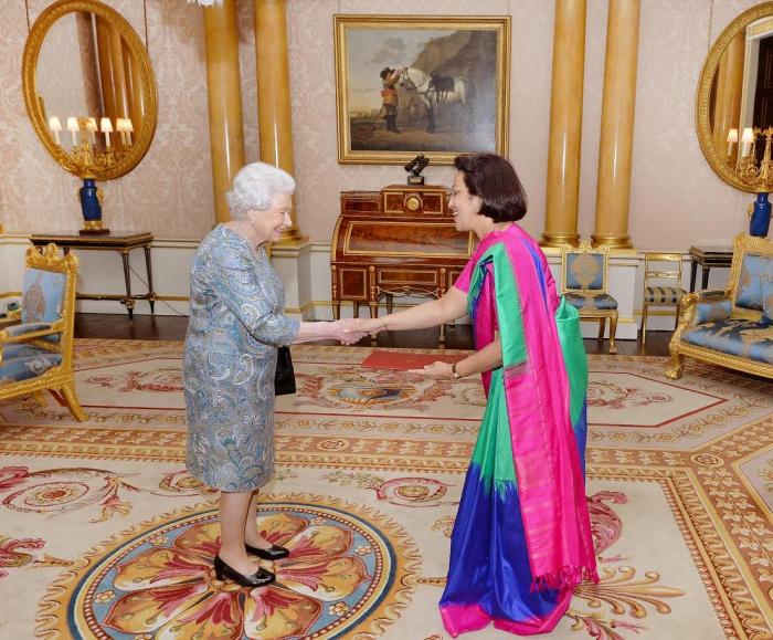 New Sri Lankan High Commissioner Amari Wijewardene presents credentials ...