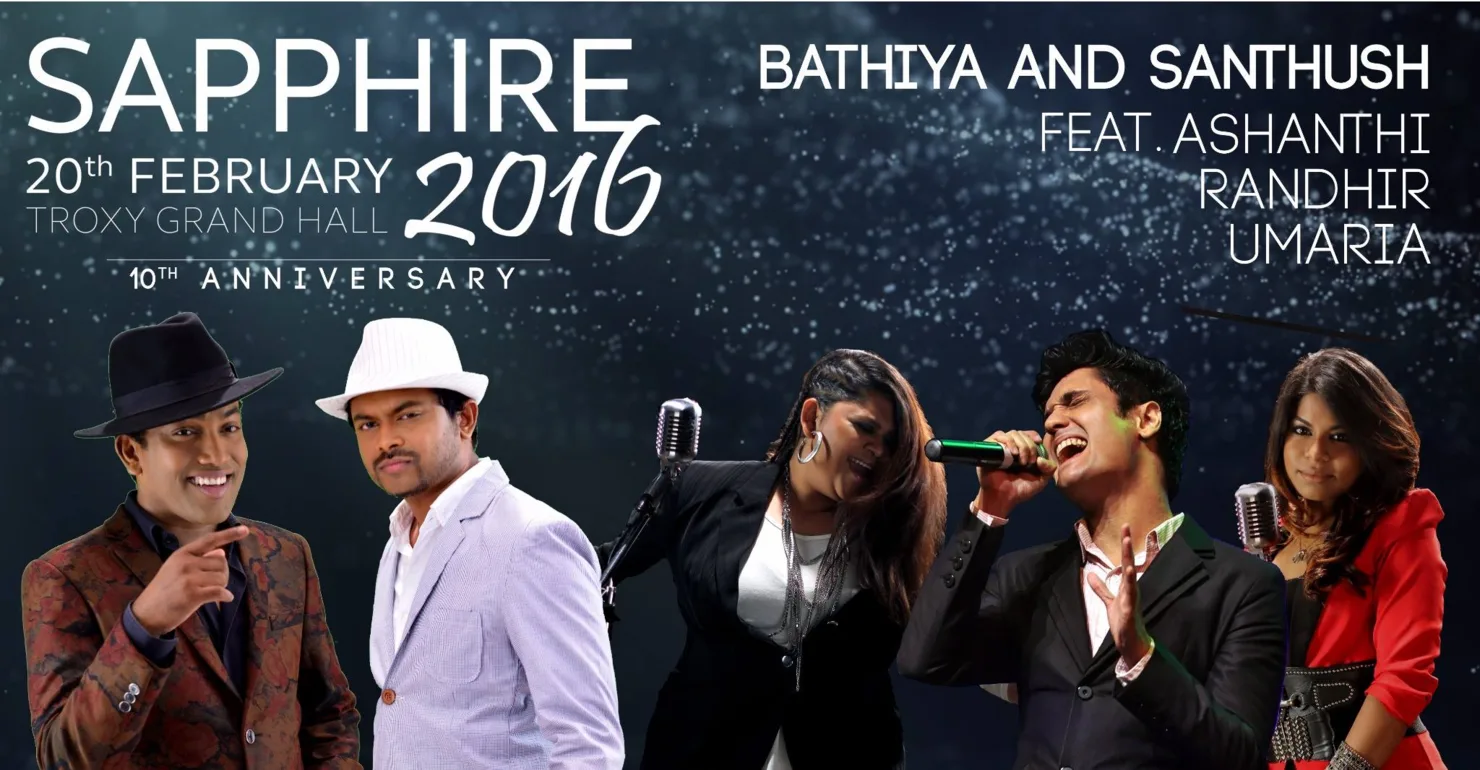 Sapphire 2016 - Featuring Bathiya and Santhush | Imperial College ...